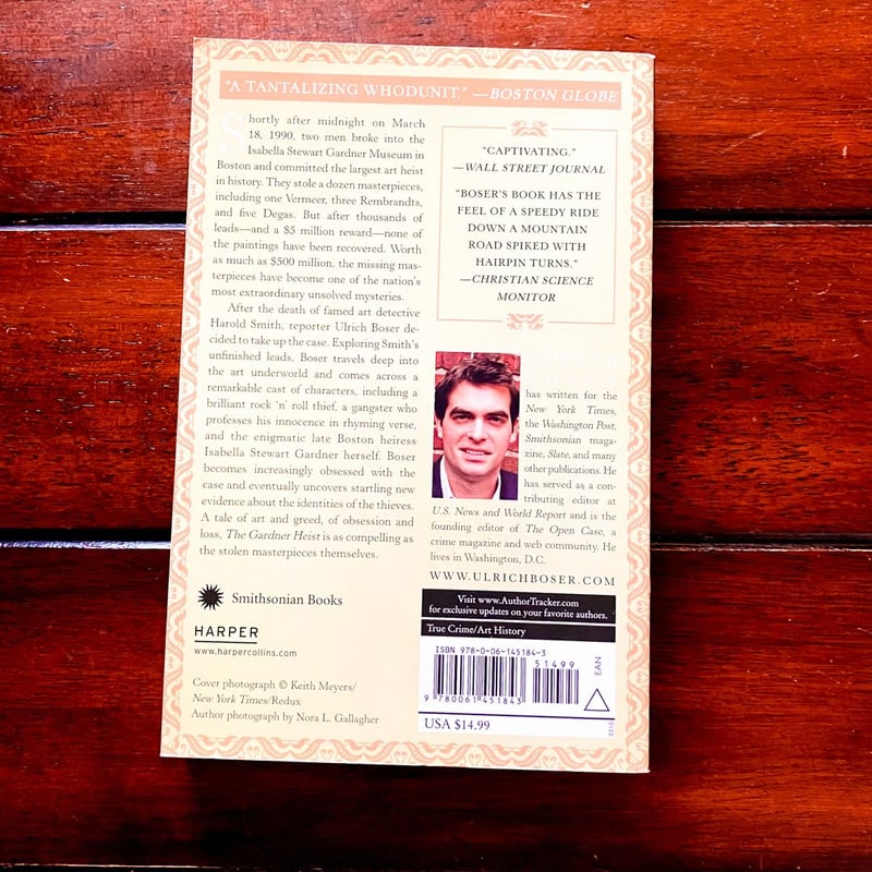 The Gardner Heist by Ulrich Boser, Paperback | Pangobooks