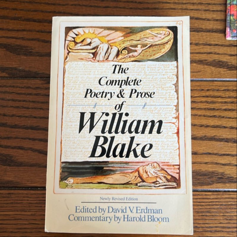 The Complete Poetry and Prose of William Blake by William Blake, Harold ...