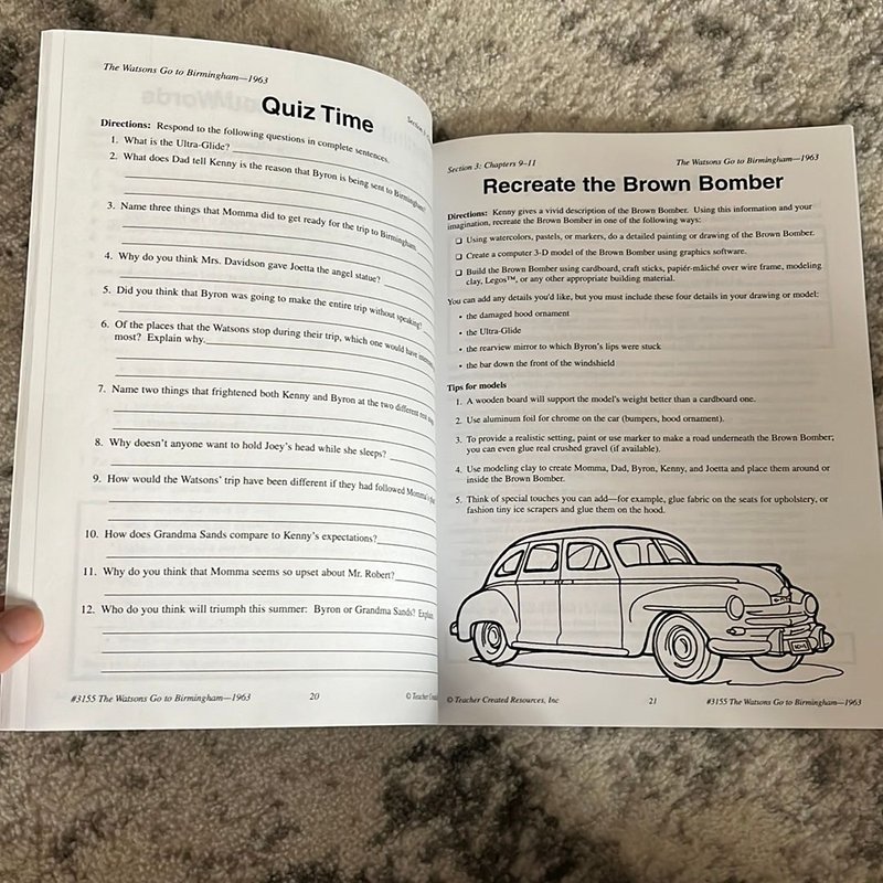 A Guide for Using the Watsons Go to Birmingham - 1963 in the Classroom ...