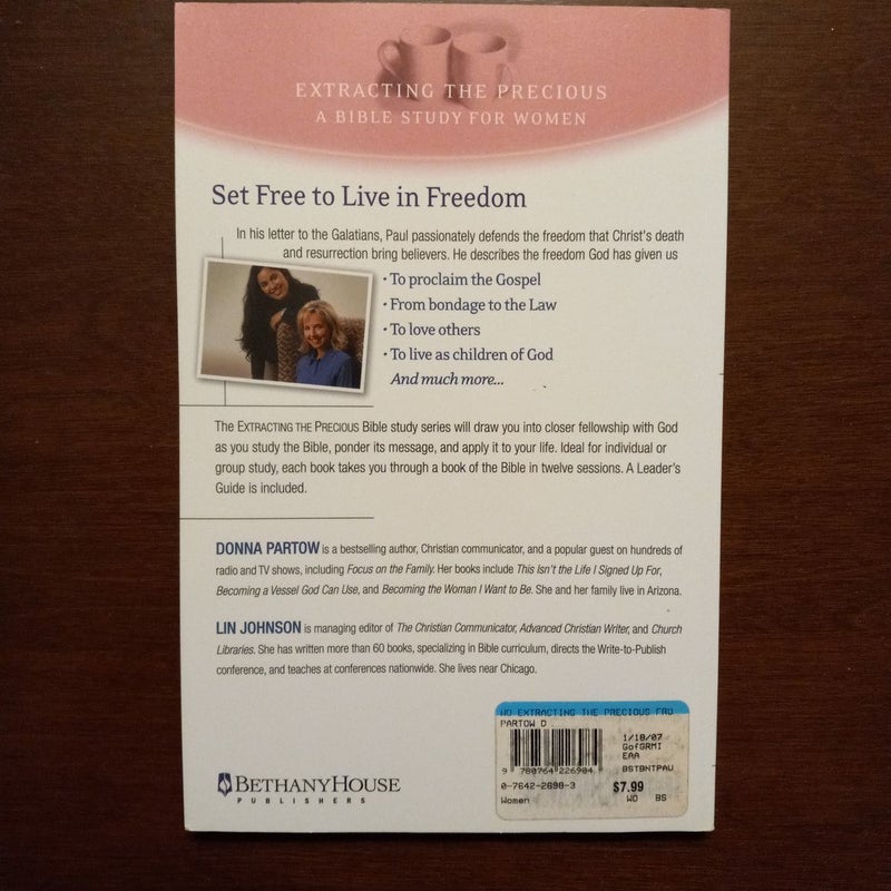 Extracting the Precious from Galatians by Donna Partow, Paperback ...