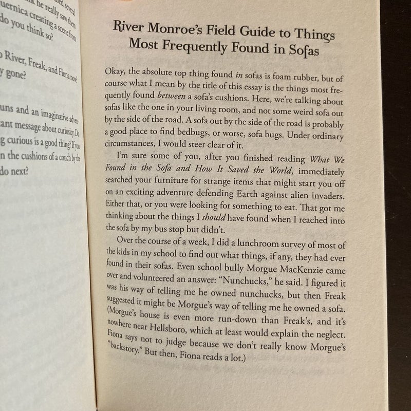 What We Found in the Sofa and How It Saved the World by Henry Clark