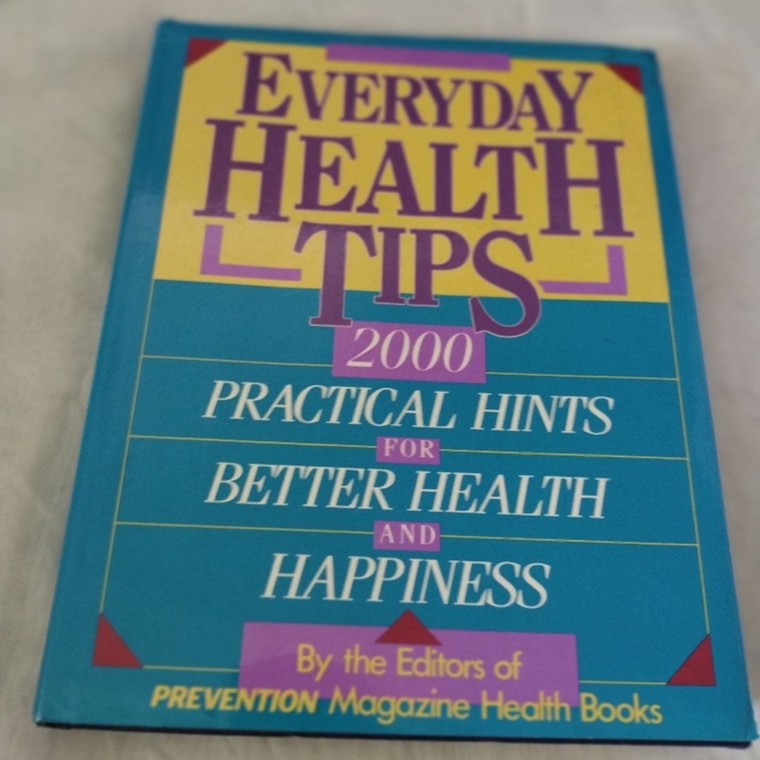 Everyday Health Tips by Magazine Healt Books , Hardcover | Pangobooks