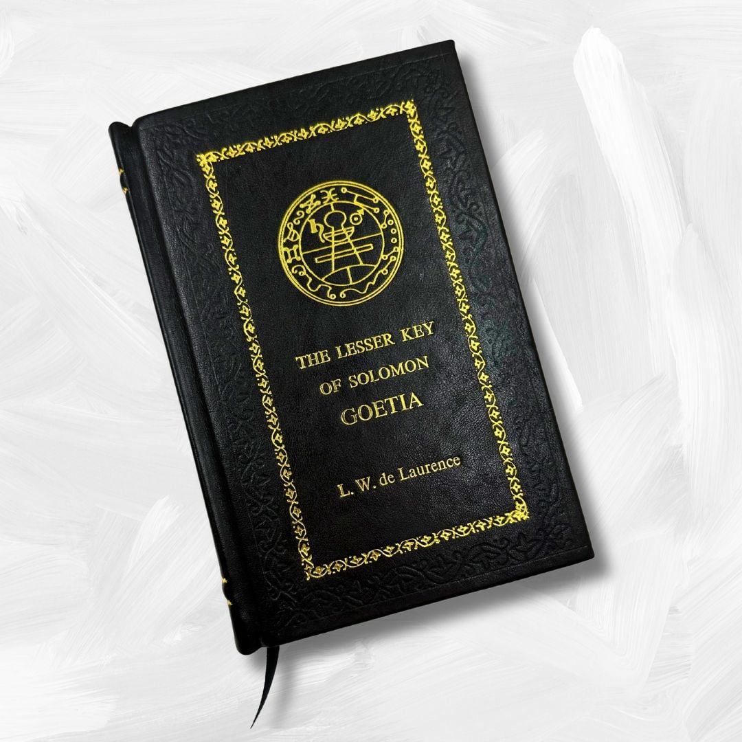 The Lesser Key of Solomon Goetia The Book of Evil Leather Bound by L. W ...