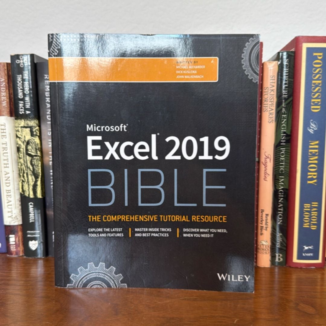 Excel 2019 Bible by Michael Alexander, Richard Kusleika, John Walkenbach