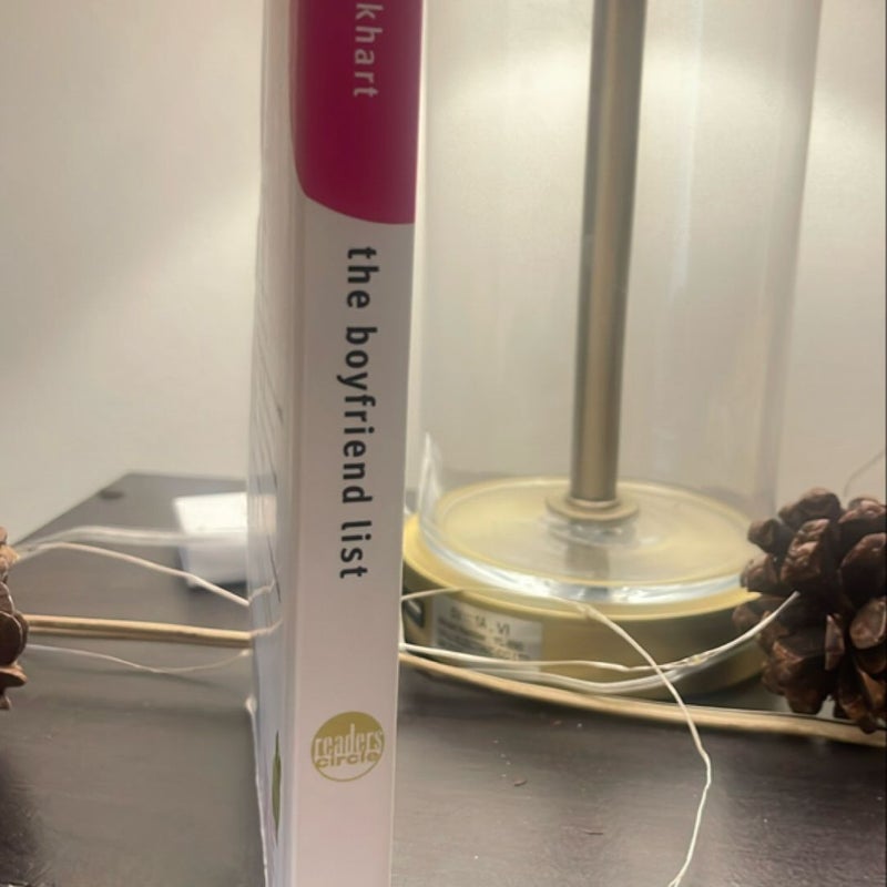 The Boyfriend List by E. Lockhart