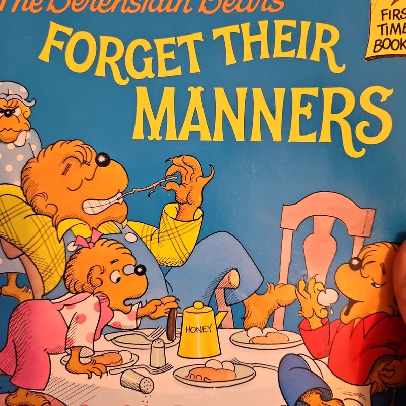 The Berenstain Bears Forget Their Manners by Stan Berenstain, Jan ...