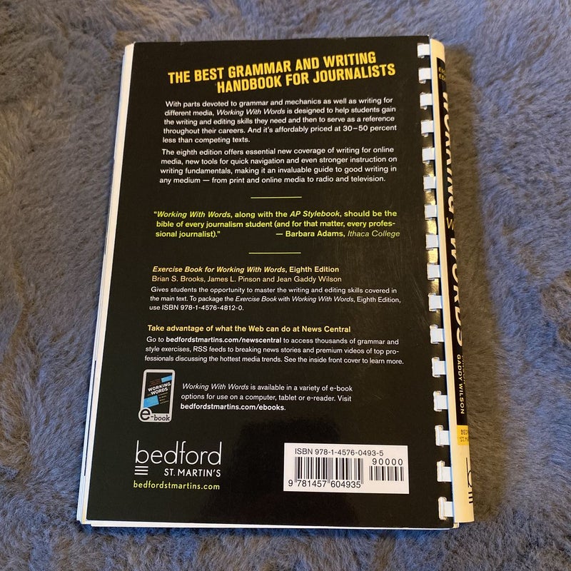 Working with Words by Brian S. Brooks, Paperback | Pangobooks