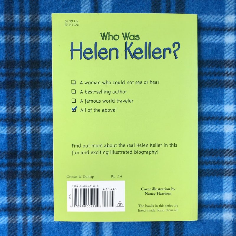 Who Was Helen Keller? by Gare Thompson, Who HQ