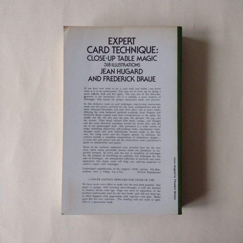 Expert Card Technique by Jean Hugard, Paperback | Pangobooks