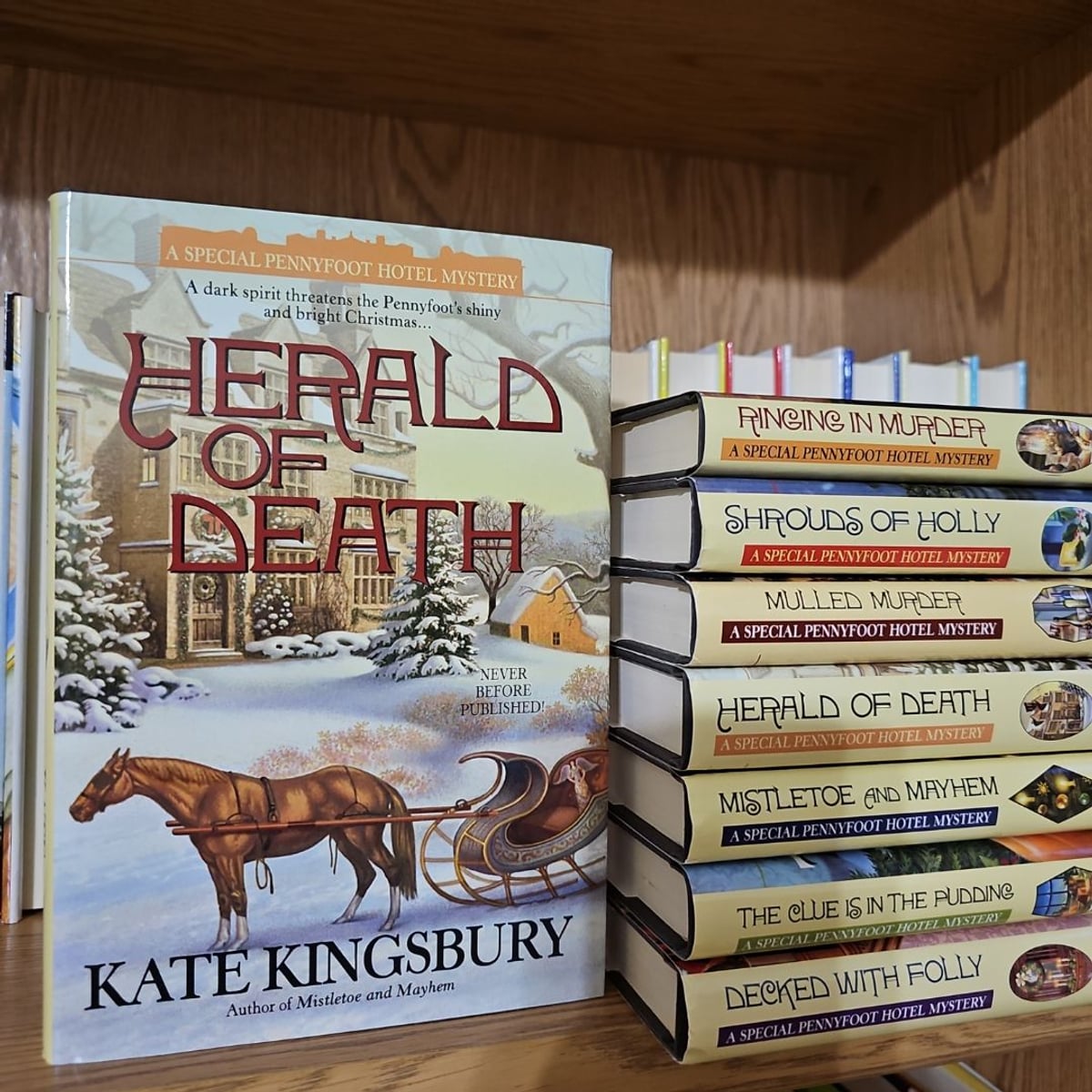 Herald of Death by Kate Kingsbury , Hardcover | Pangobooks