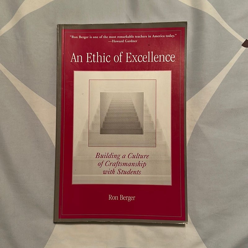 An Ethic of Excellence by Ron Berger, Paperback | Pangobooks