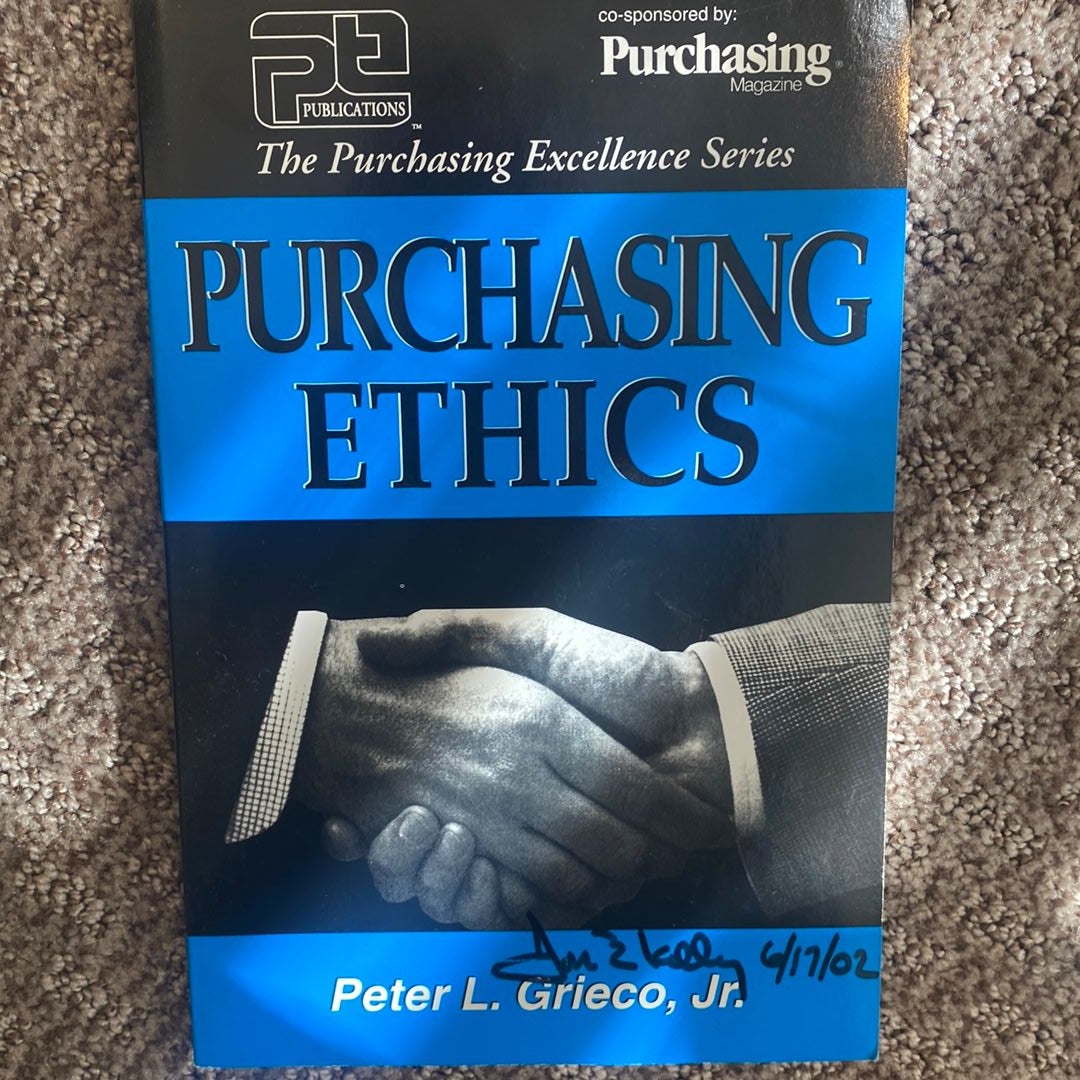 Purchasing Ethics by Peter L. Grieco, Paperback | Pangobooks