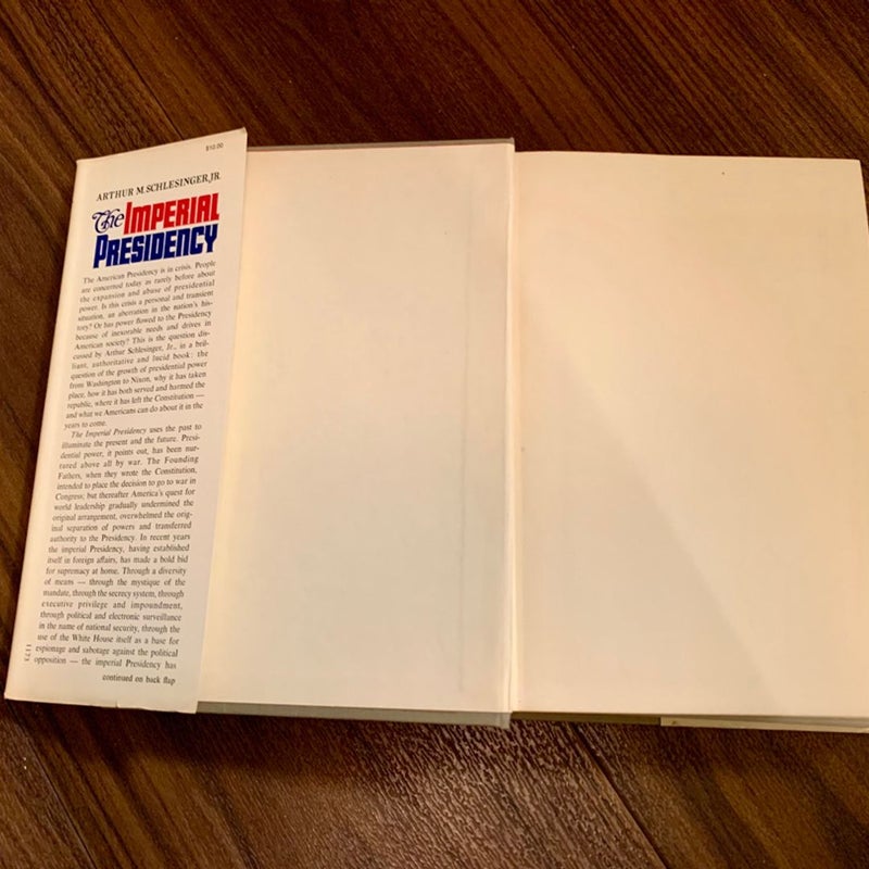 The Imperial Presidency by Arthur M. Schlesinger, Hardcover | Pangobooks The Imperial Presidency by Arthur M. Schlesinger, Hardcover | Pangobooks