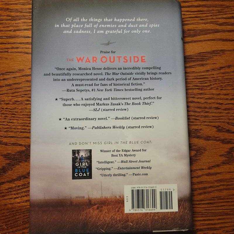 The War Outside by Monica Hesse