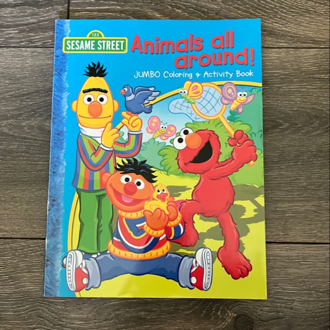 Sesame Street Animals All Around Coloring Book by Sesame Street ...