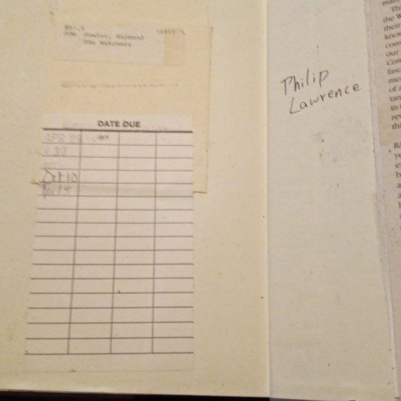 The Watchers by Raymond E. Fowler, Hardcover | Pangobooks