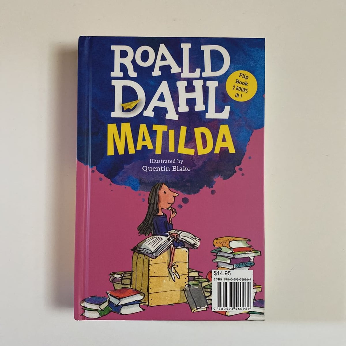 Matilda and Charlie and the Chocolate Factory flip book by Roald Dahl ...