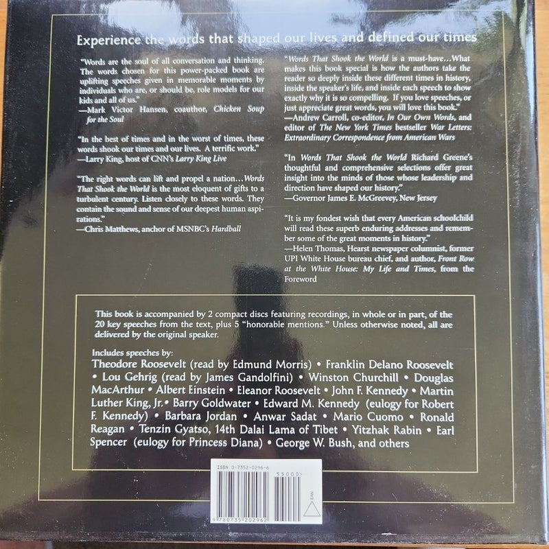 The Words That Shook the World by Richard. Greene, Florie Brizel