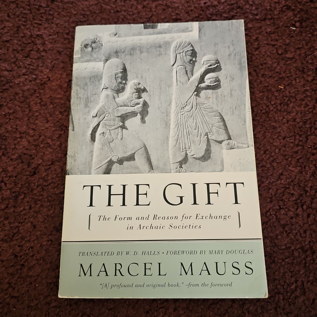 Gift by Marcel Mauss, W. D. Halls