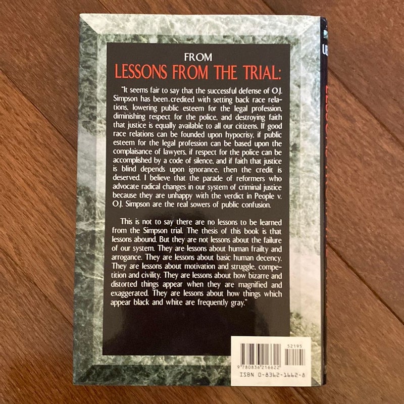 Lessons from the Trial by Gerald F. Uelman, Hardcover | Pangobooks