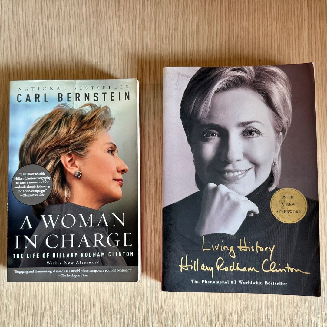 Hillary Clinton 2-Book Set — Living History Memoir + A Woman in Charge ...