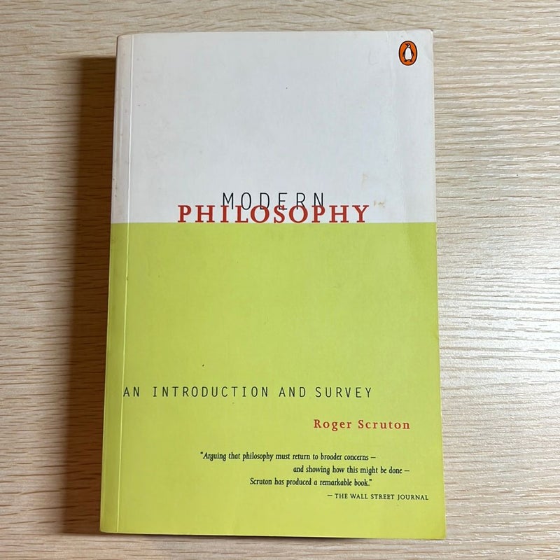 Modern Philosophy by Roger Scruton, Paperback | Pangobooks