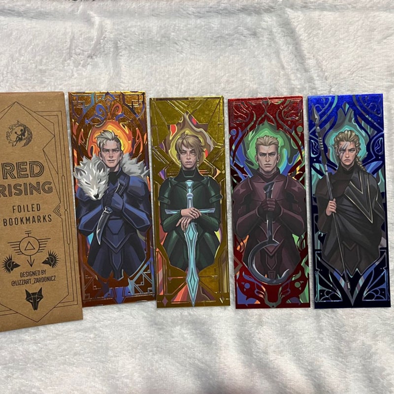 Red Rising Foiled Bookmarks by Pierce Brown, Paperback | Pangobooks