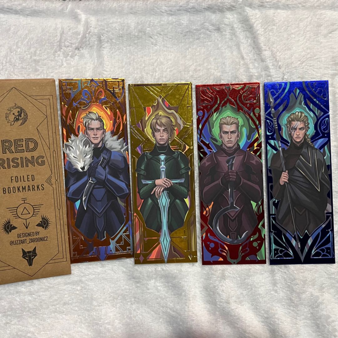 Red Rising Foiled Bookmarks by Pierce Brown, Paperback | Pangobooks