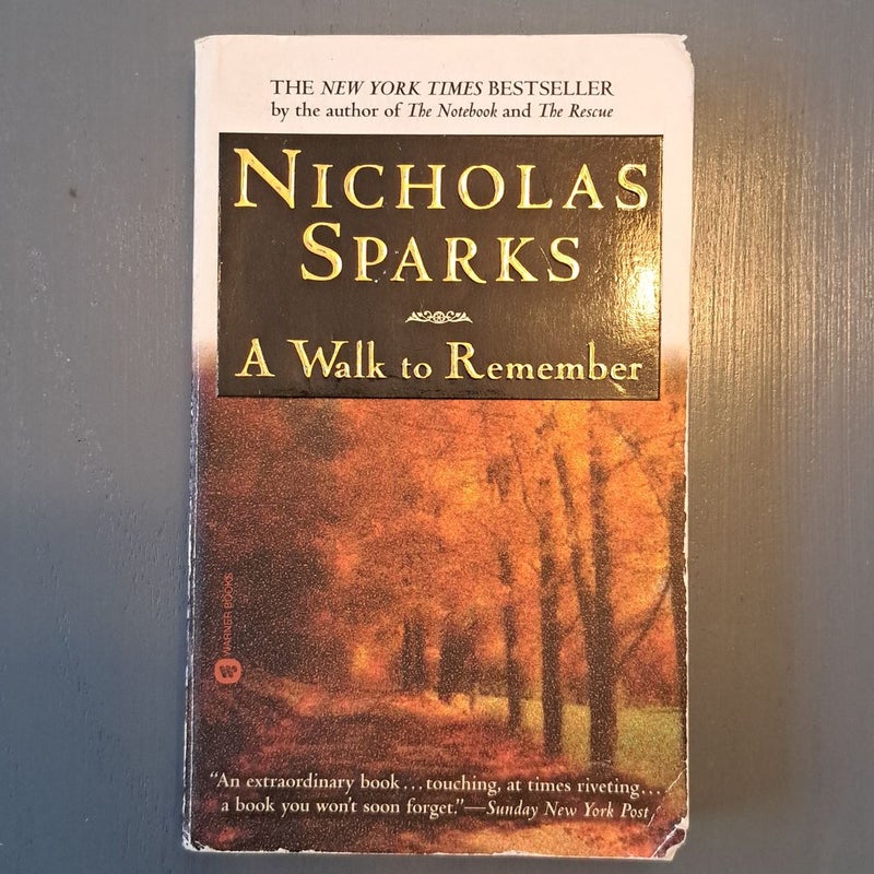 A Walk To Remember Original Book Cover