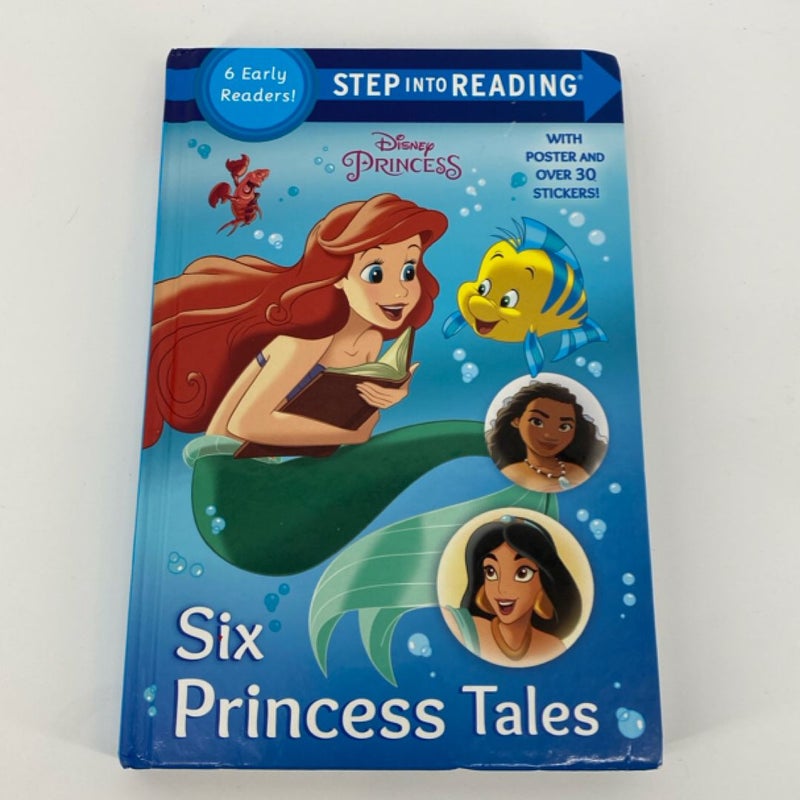 Disney Princess: Six Princess Tales-Step into Reading by Multiple ...