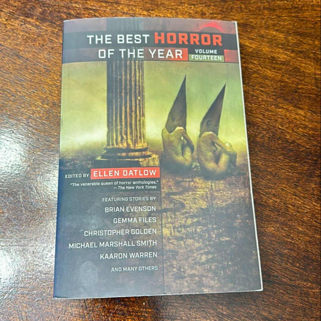 The Best Horror of the Year, Volume Fourteen by Ellen Datlow