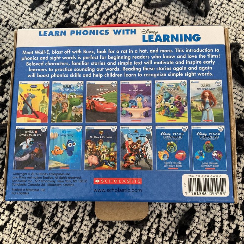 Disney Pixar Phonics Reading Program by Scholastic , Paperback | Pangobooks