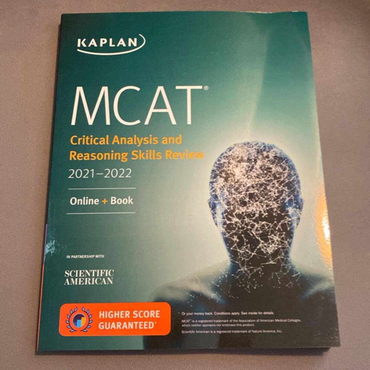 MCAT Critical Analysis and Reasoning Skills Review 2021-2022 by Kaplan ...