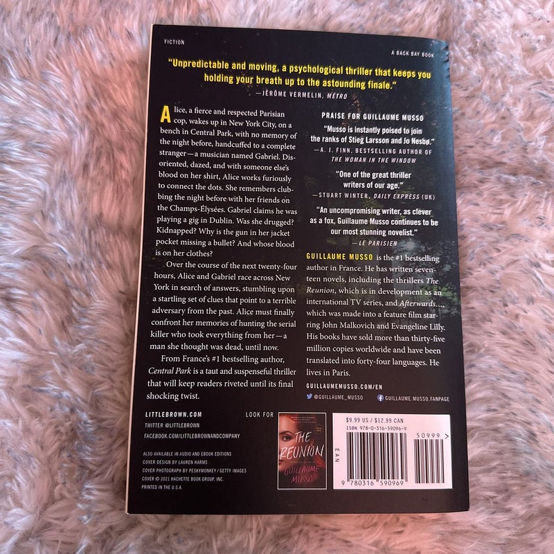 Central Park by Guillaume Musso, Paperback | Pangobooks