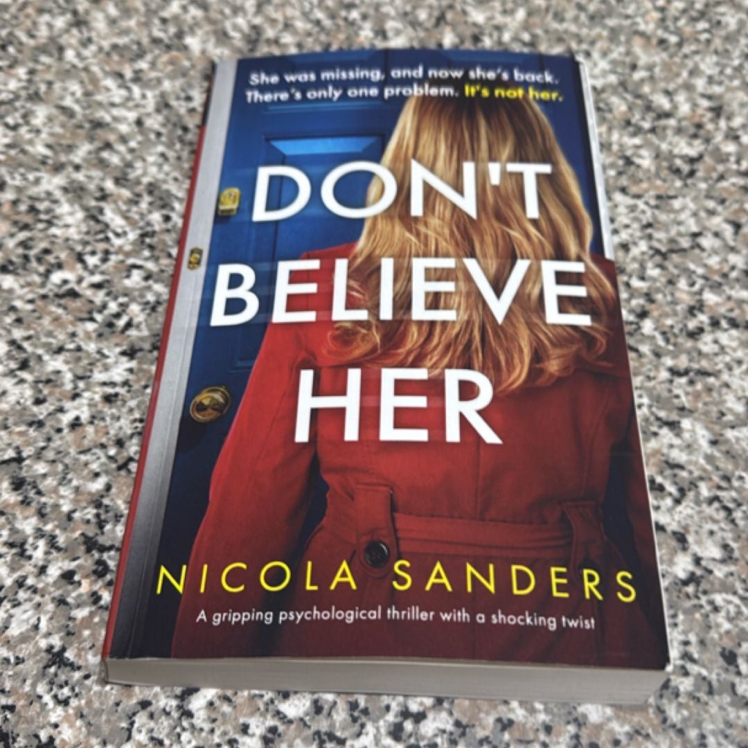 Don't Believe Her by Nicola Sanders