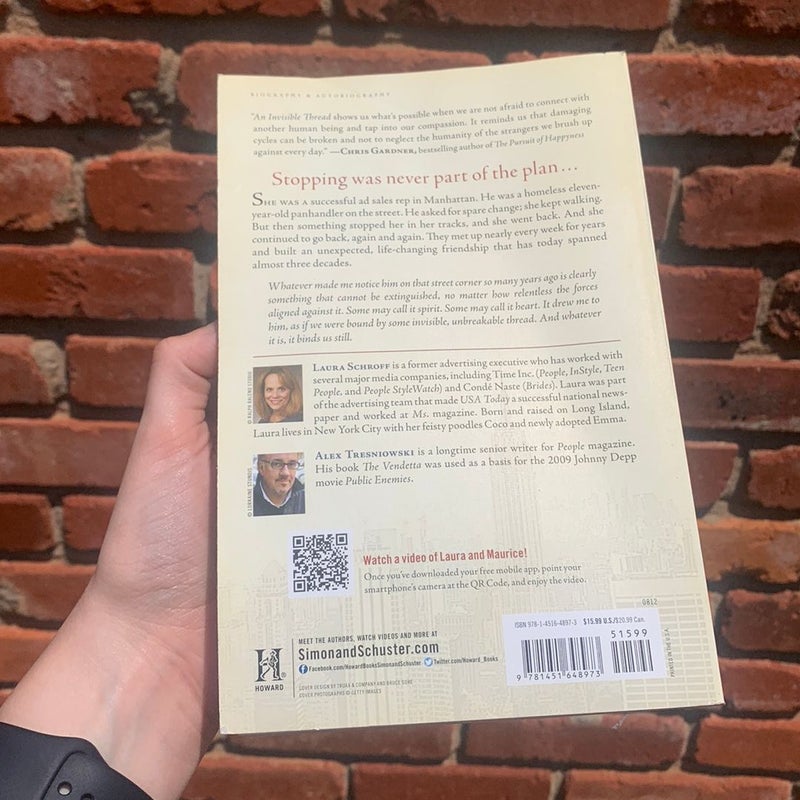 An Invisible Thread by Laura Schroff, Paperback | Pangobooks