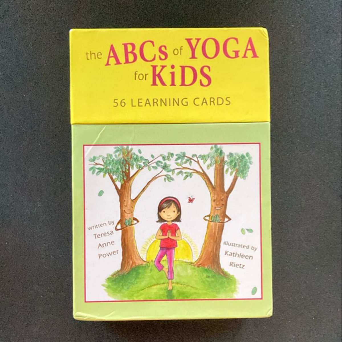 The ABCs of Yoga for Kids 56 Learning Cards by Teresa Anne Power
