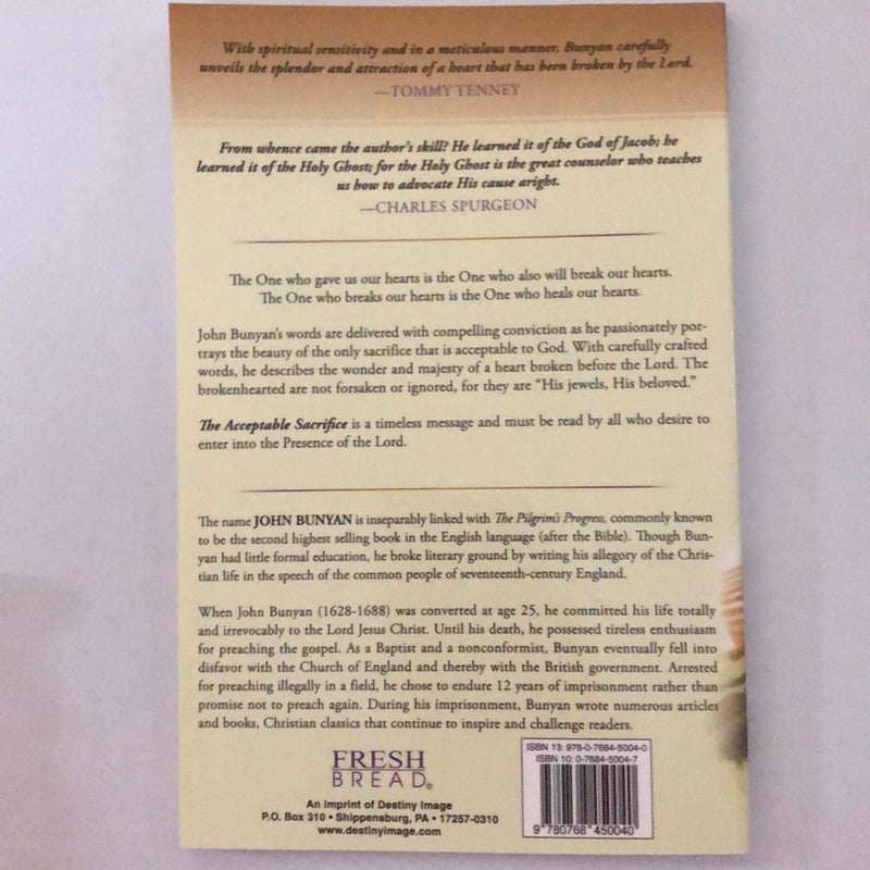 The Acceptable Sacrifice by John Bunyan