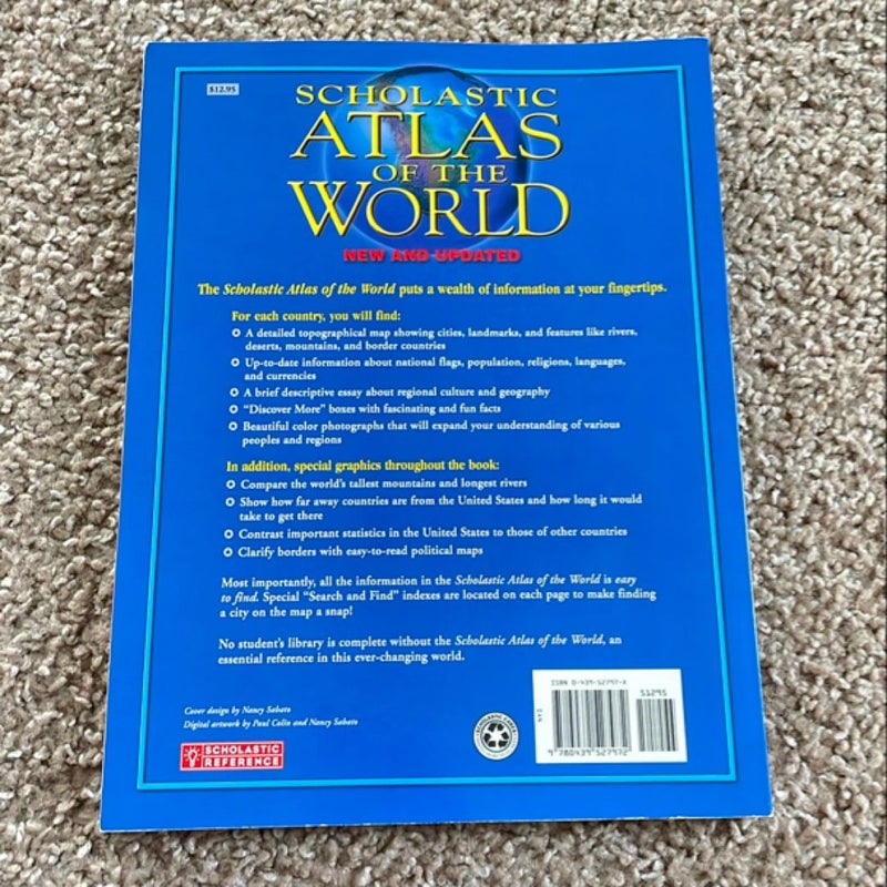 Scholastic Atlas of the World by Scholastic, Inc. Staff