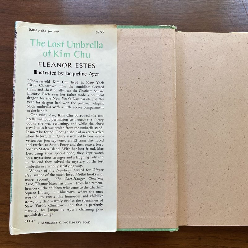 The Lost Umbrella of Kim Chu by Eleanor Estes