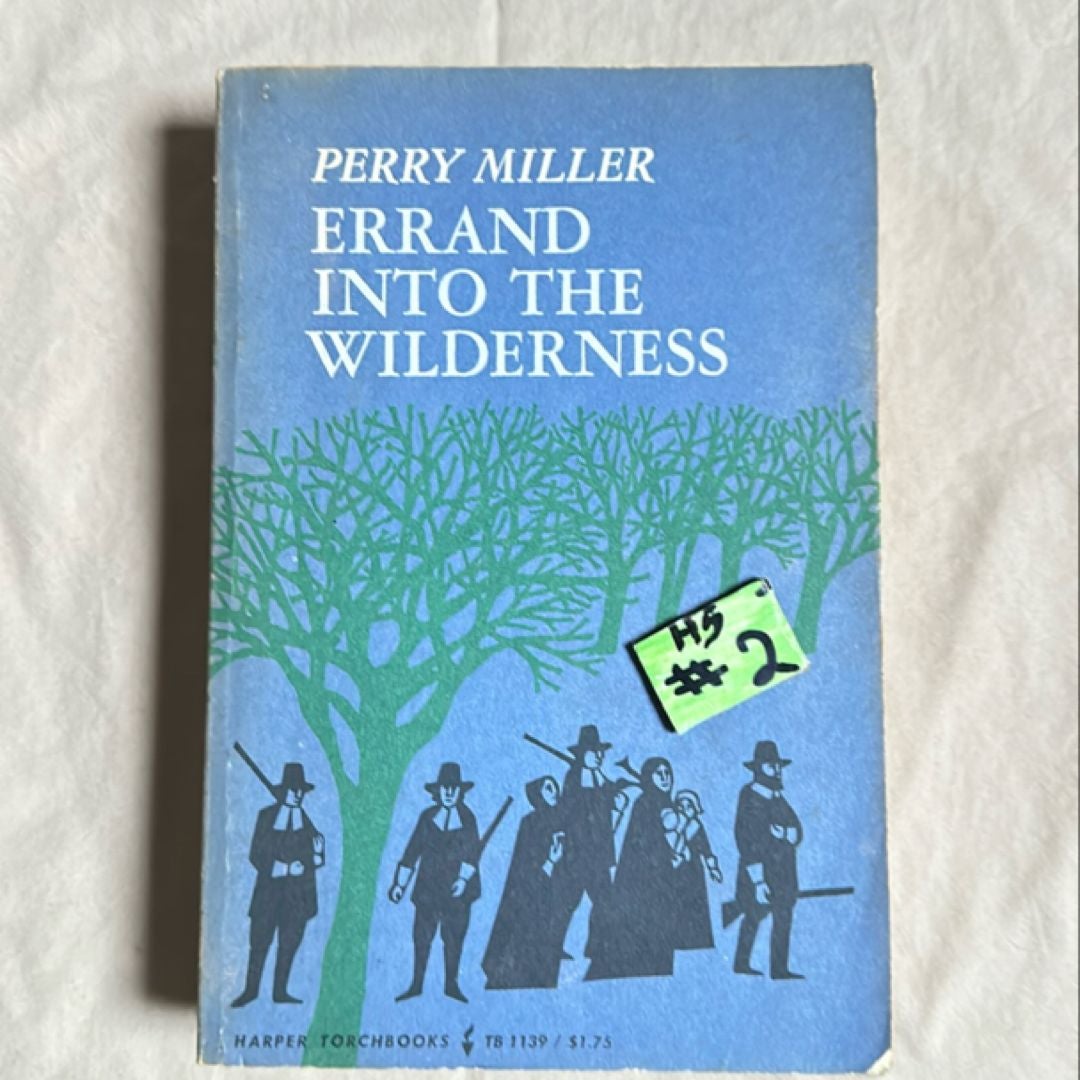 Perry Miller Errand Into the Wildnerness 4 by Perry Miller , Paperback ...