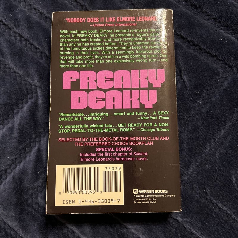 Freaky Deaky by Elmore Leonard , Paperback | Pangobooks
