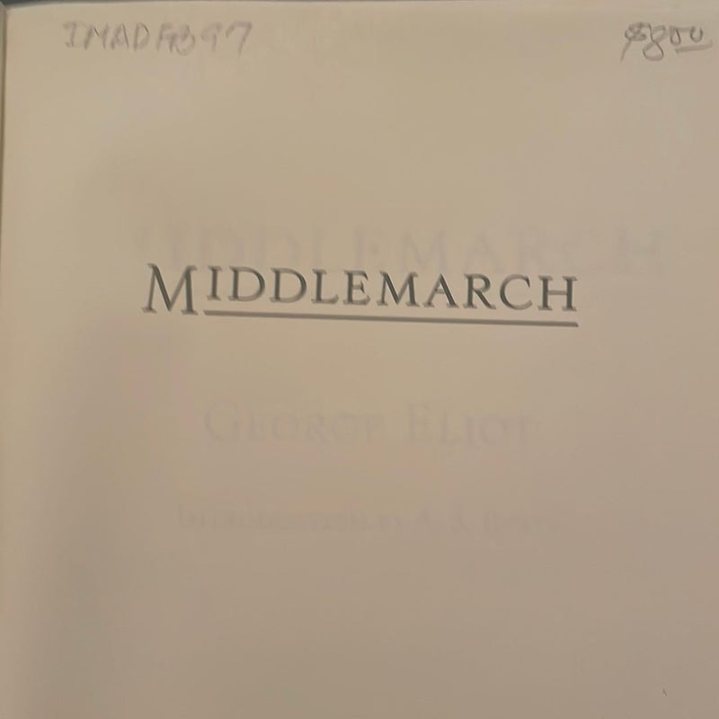 Middlemarch by George Elliott, Hardcover | Pangobooks