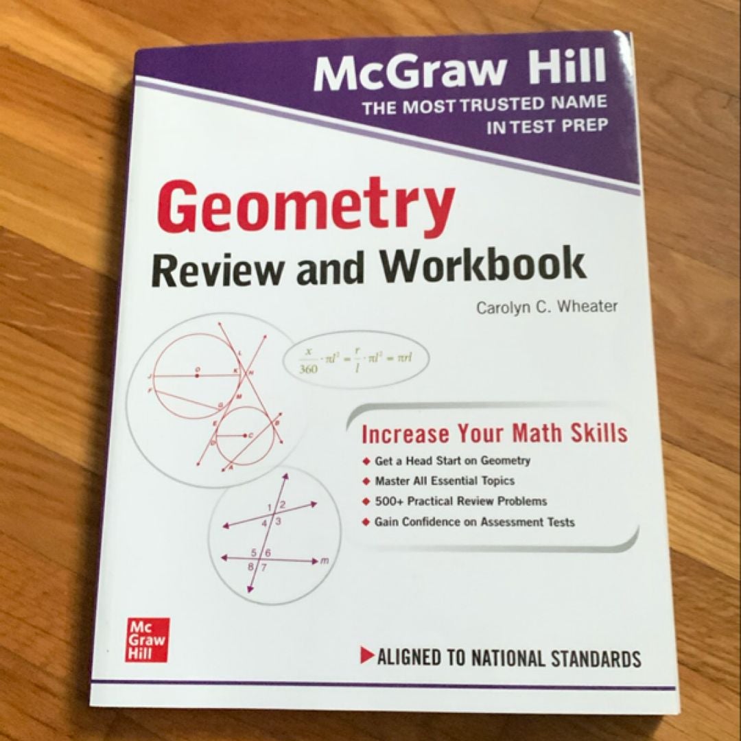 McGraw-Hill Education Geometry Review and Workbook by Carolyn Wheater
