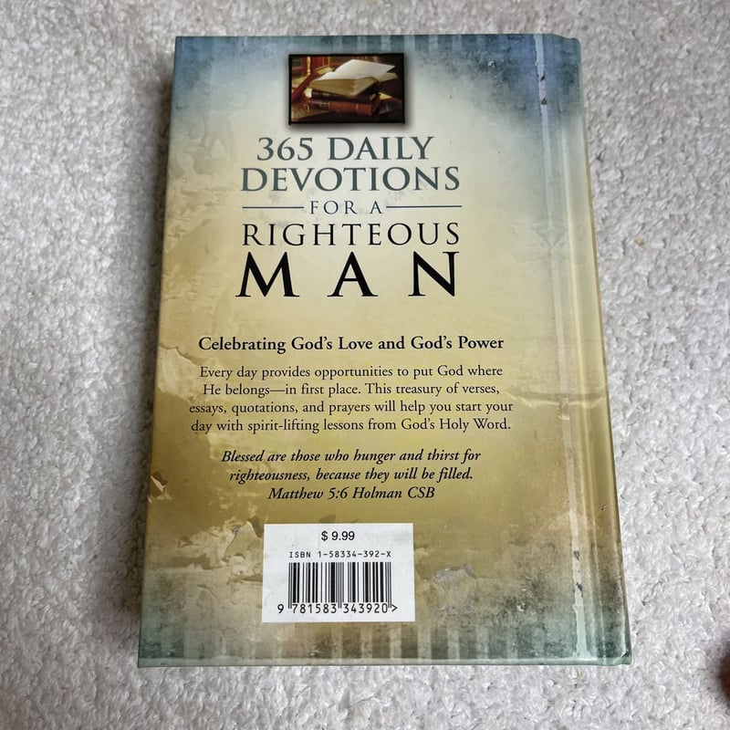 365 daily devotions for a righteous man