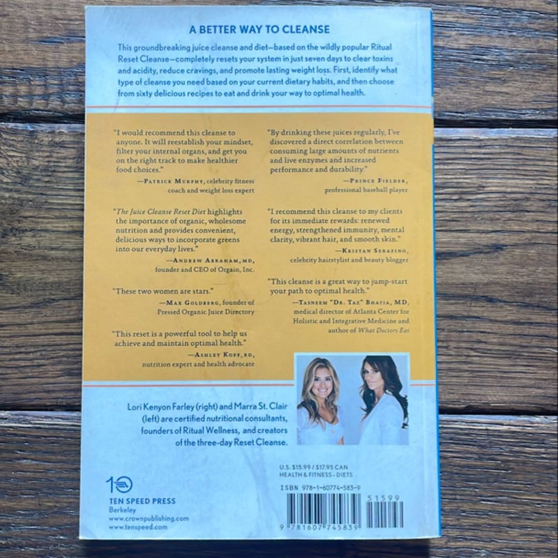 The Juice Cleanse Reset Diet by Lori Kenyon Farley, Marra St. Clair