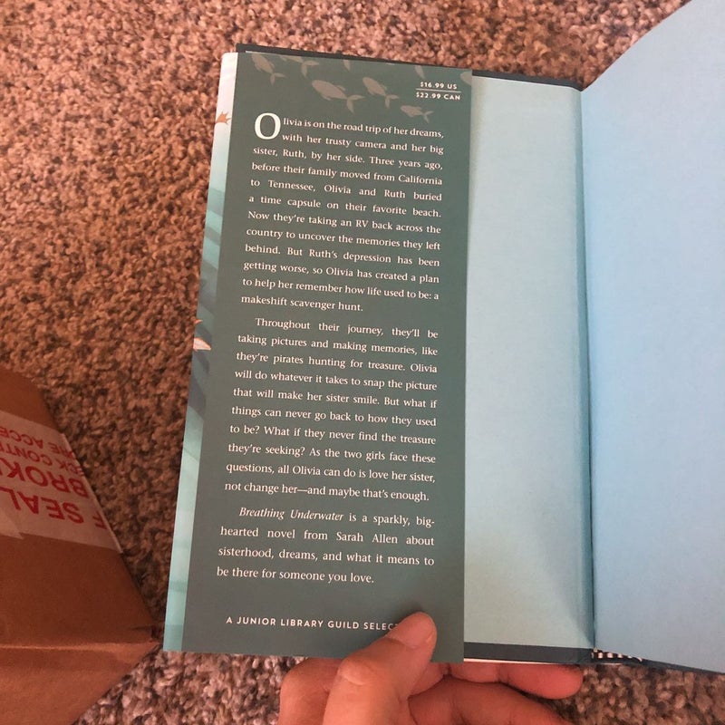 Breathing Underwater by Sarah Allen, Hardcover | Pangobooks