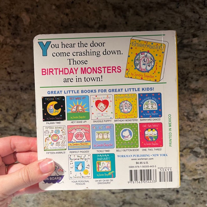 Birthday Monsters! by Sandra Boynton, Hardcover | Pangobooks