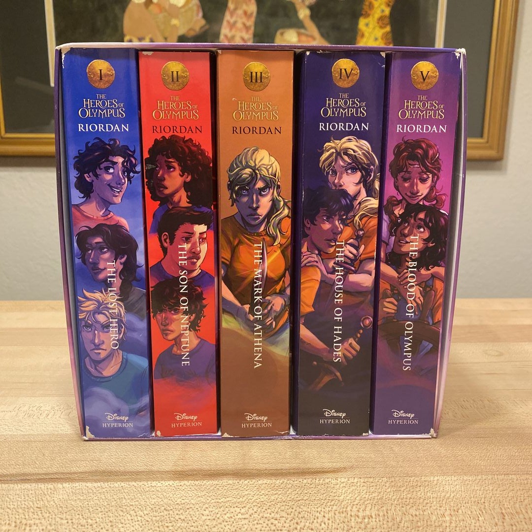 The Hero’s of Olympus Box Set 10th Anniversary by Rick Riordan ...