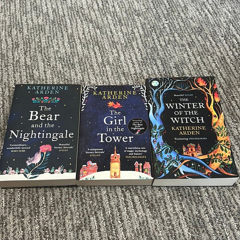 UK Editions of The Bear and the Nightingale Trilogy by Katherine Arden ...